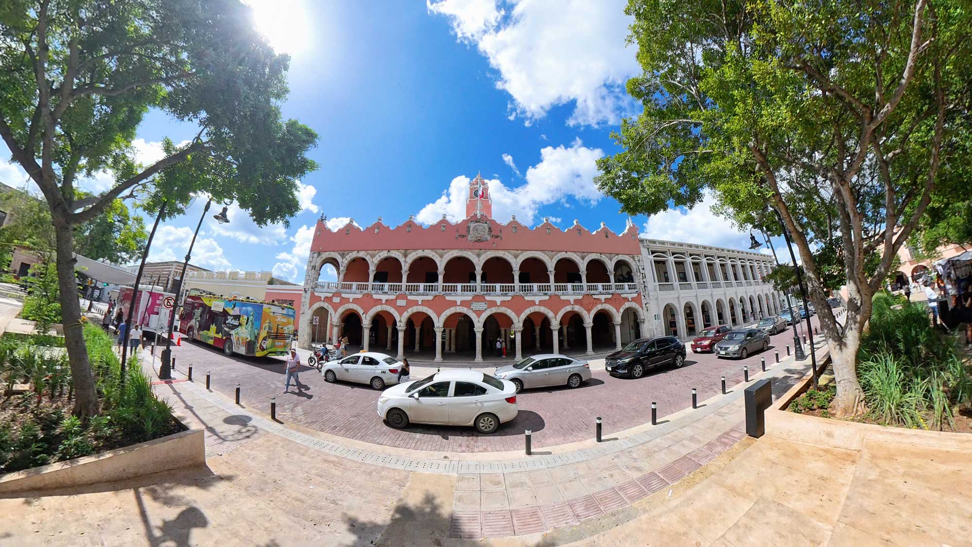 Fotografías de la Plaza Grande de Mérida Yucatán